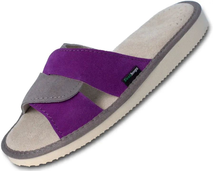 Women's open-toed slippers - 100% natural leather | Foothugs